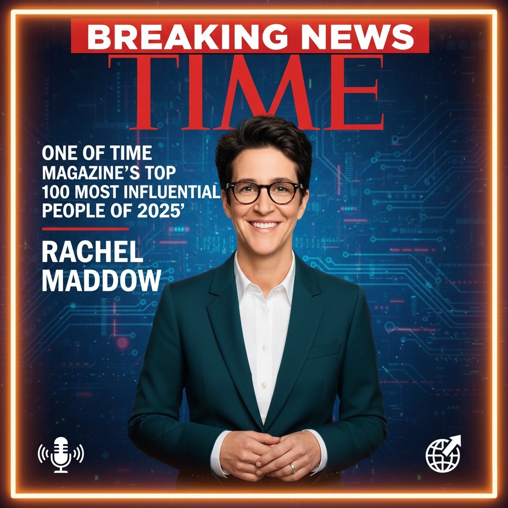 For the First Time in History: Rachel Maddow Is Named One of TIME ...